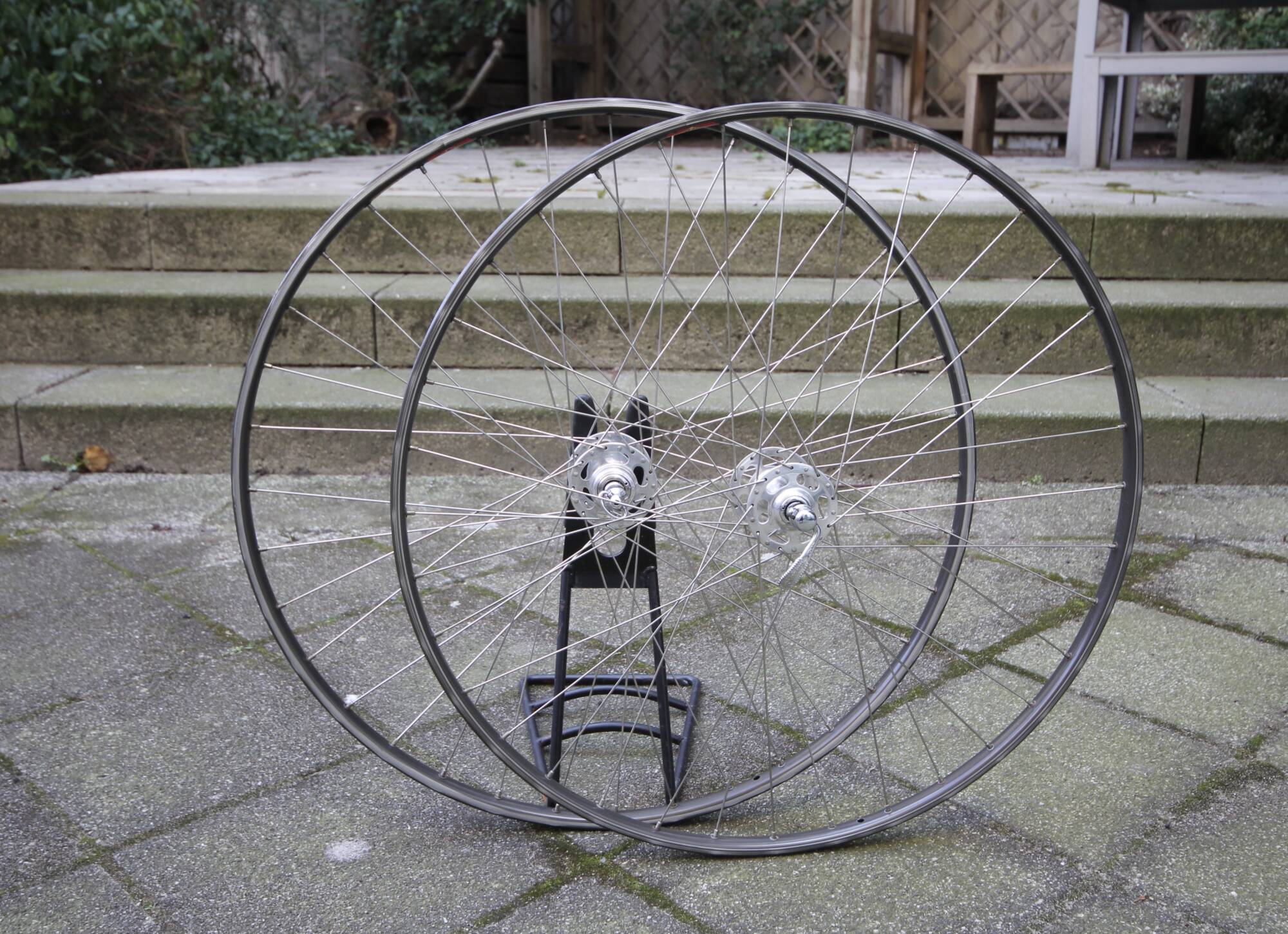 Campagnolo Nuovo Record 1035 High Flange Hubs / Mavic GP4 / Wheel Set ...